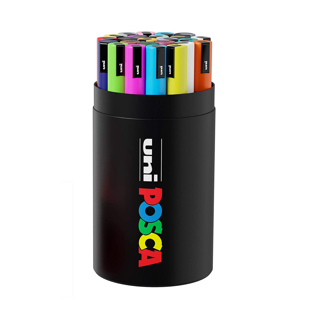 UNI POSCA Gift Box 24 assorted pieces - OsteoBoard